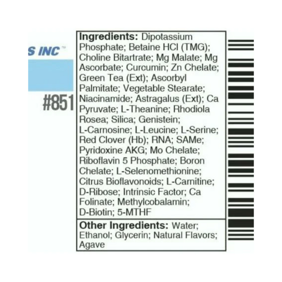 Systemic Formulas: #851 - MORS lq - METHYLATION DONOR